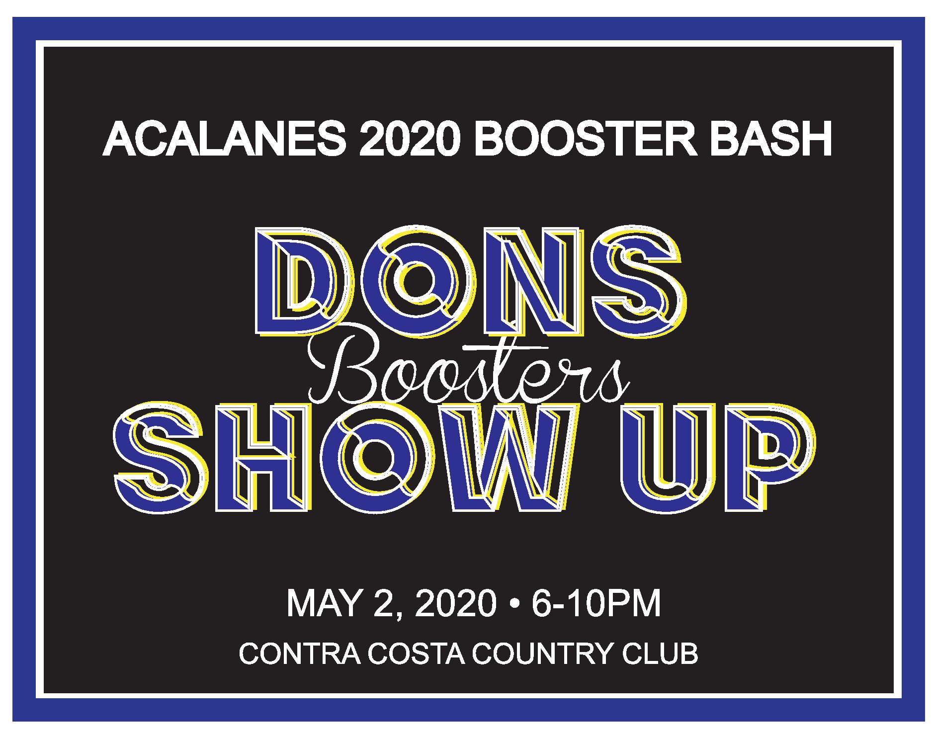 Booster Bash Tickets on Sale! – Acalanes Boosters