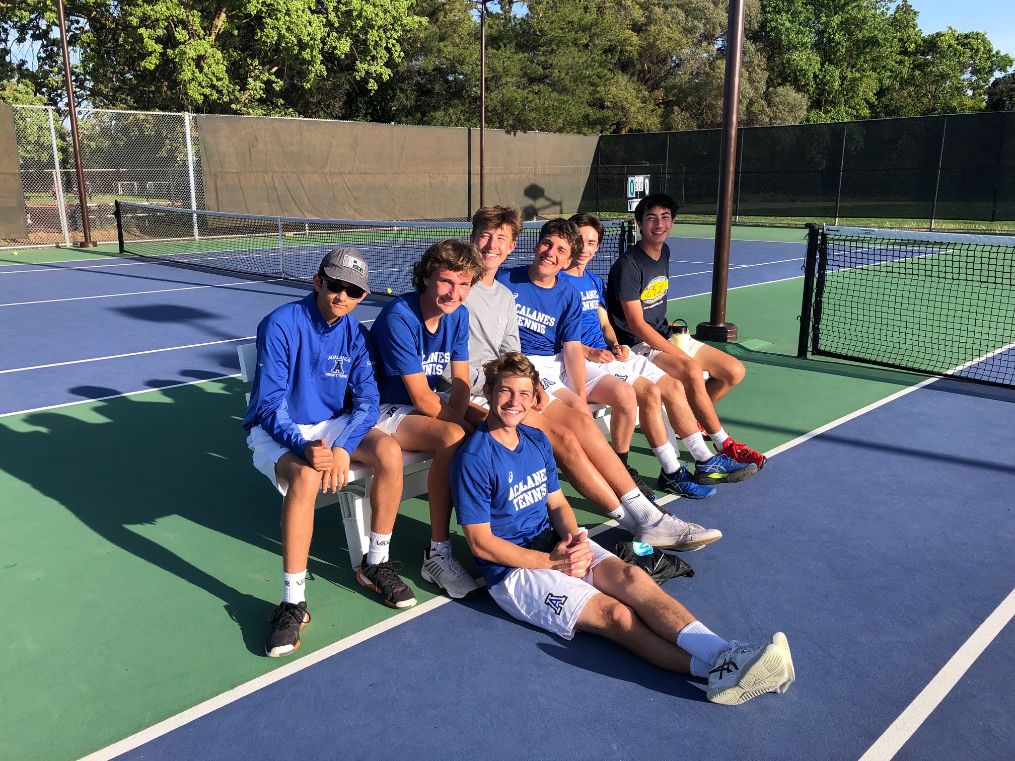 Boys Varsity Tennis Team Defeats College Park 7-2 – Acalanes Boosters